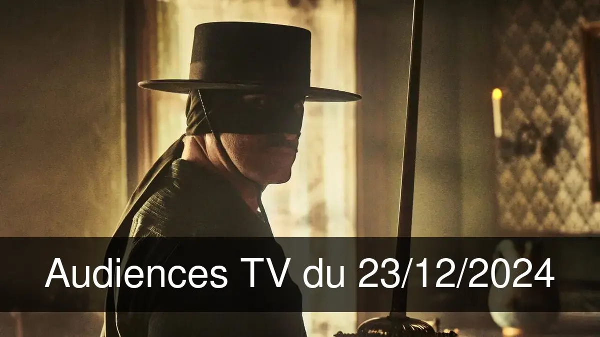 Audience TV du Lundi 23 décembre 2024