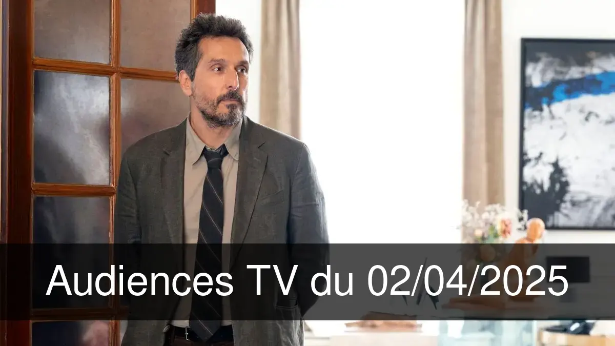 Audience TV du Mercredi 2 avril 2025