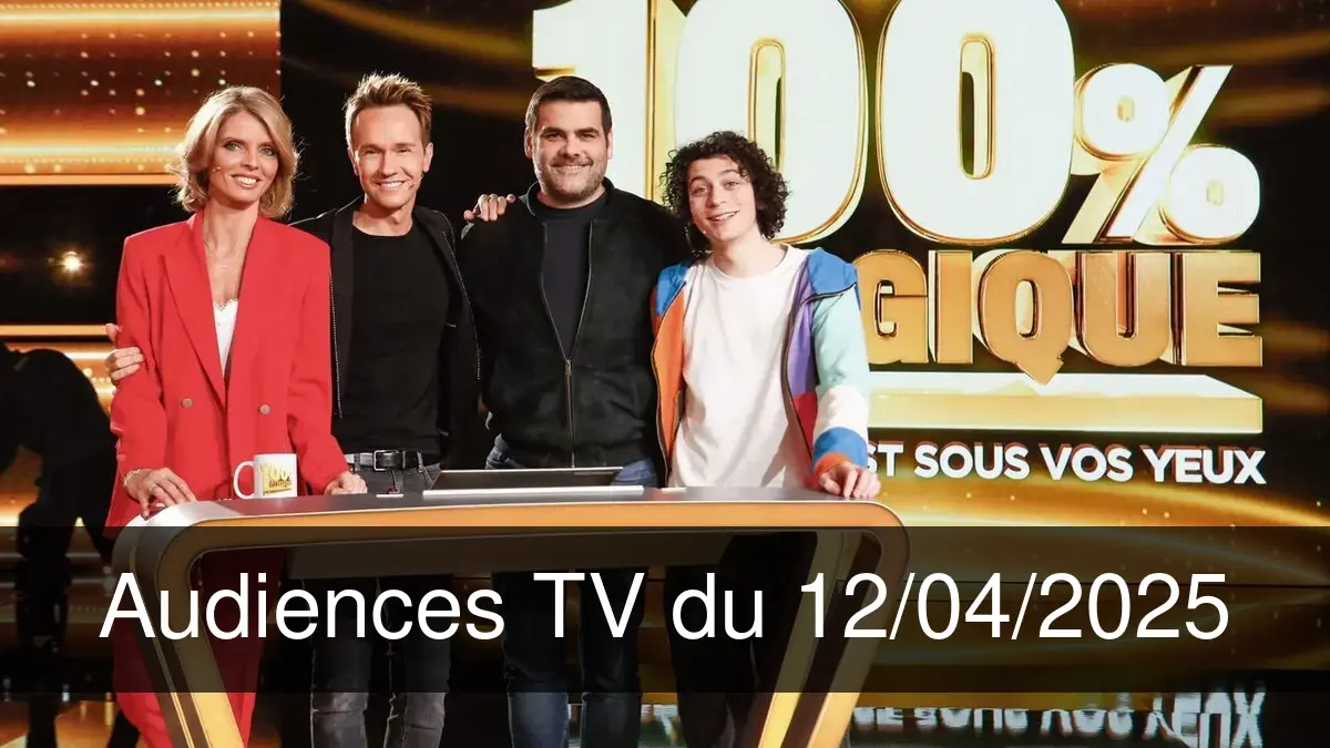Audience TV du Samedi 12 avril 2025