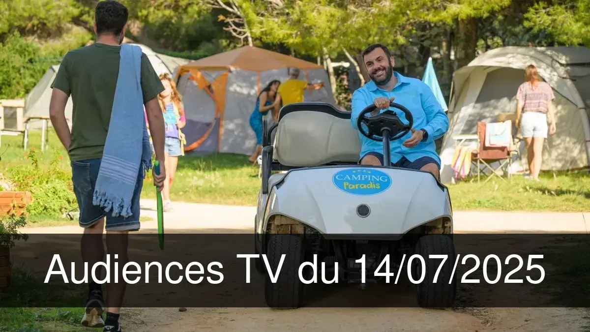 Audience TV du Lundi 14 juillet 2025