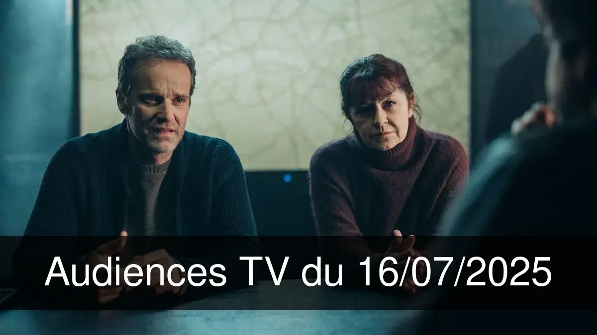 Audience TV du Mercredi 16 juillet 2025