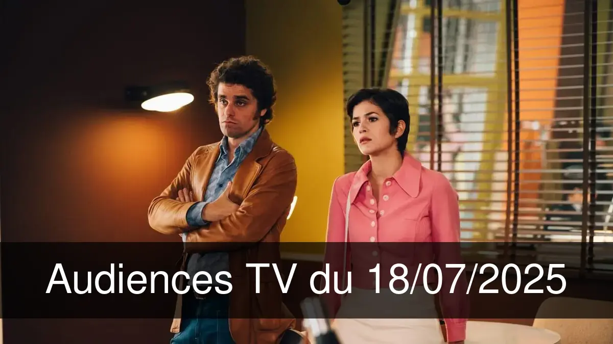 Audience TV du Vendredi 18 juillet 2025