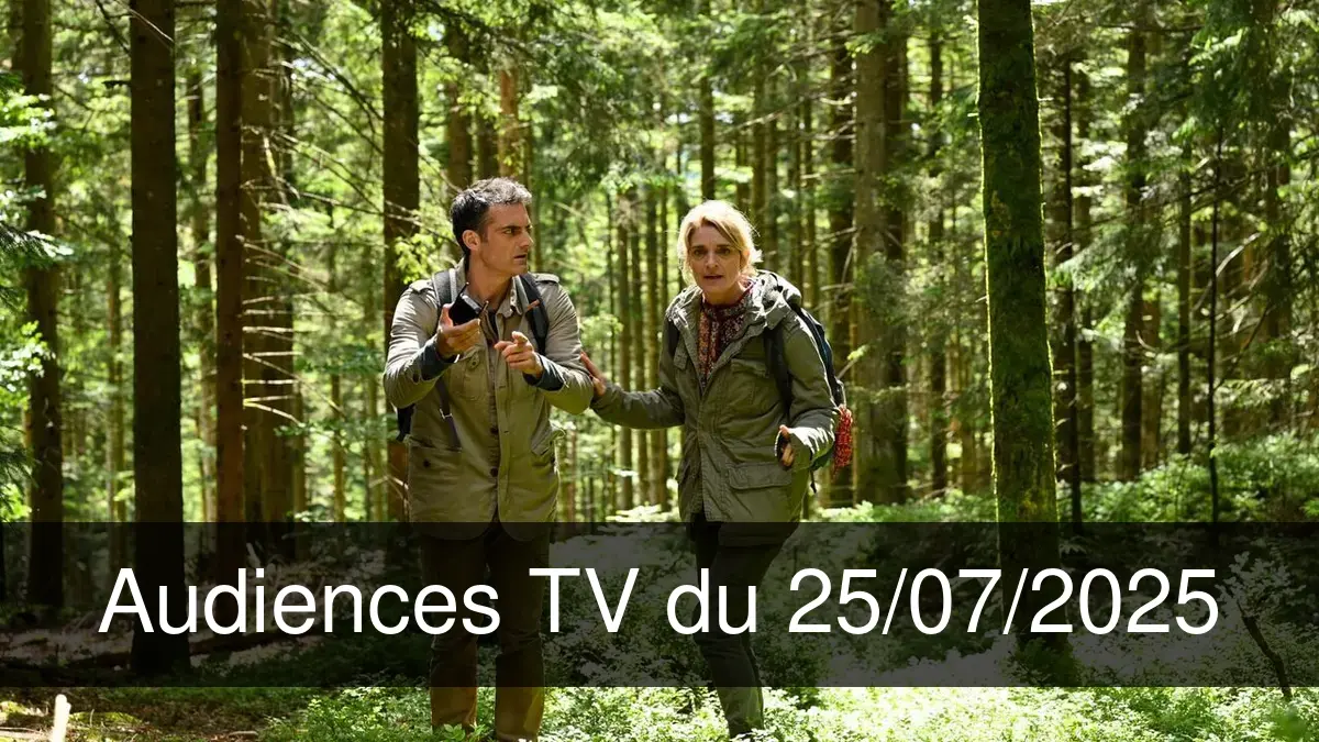Audience TV du Vendredi 25 juillet 2025