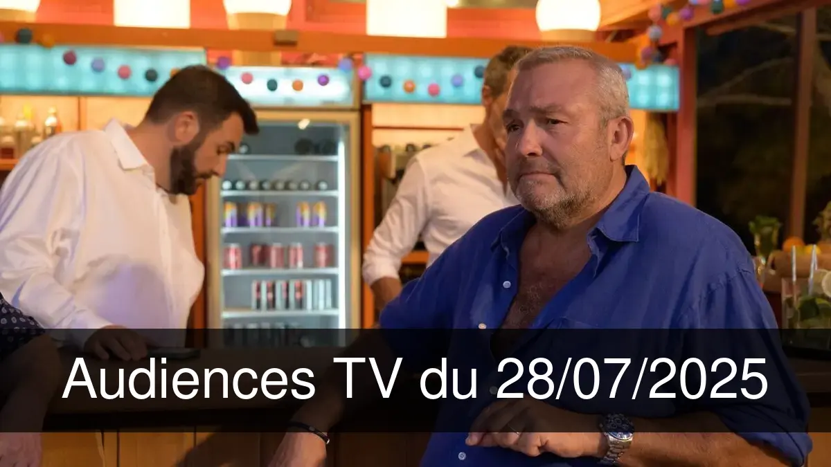 Audience TV du Lundi 28 juillet 2025