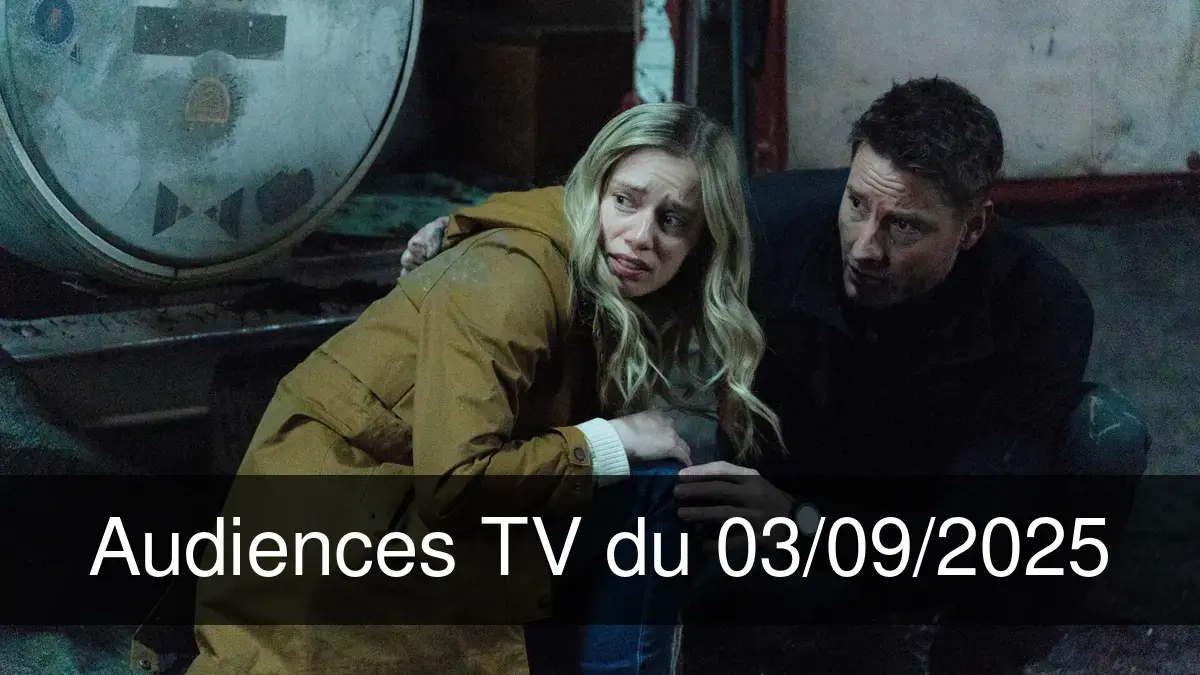 Audience TV du Mercredi 3 septembre 2025