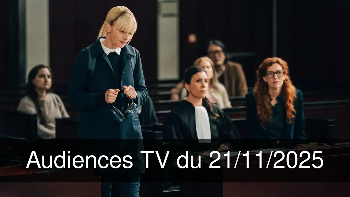 Audience TV du Vendredi 21 novembre 2025