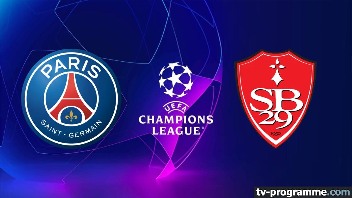 Paris-SG / Brest Football Ligue des champions 2024-2025 (Sport) où regarder TV, Replay, Streaming
