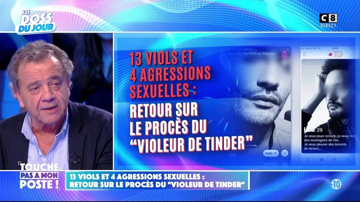 Touche pas à mon poste ! replay du 21/03/2024 : 13 viols et 4 ...