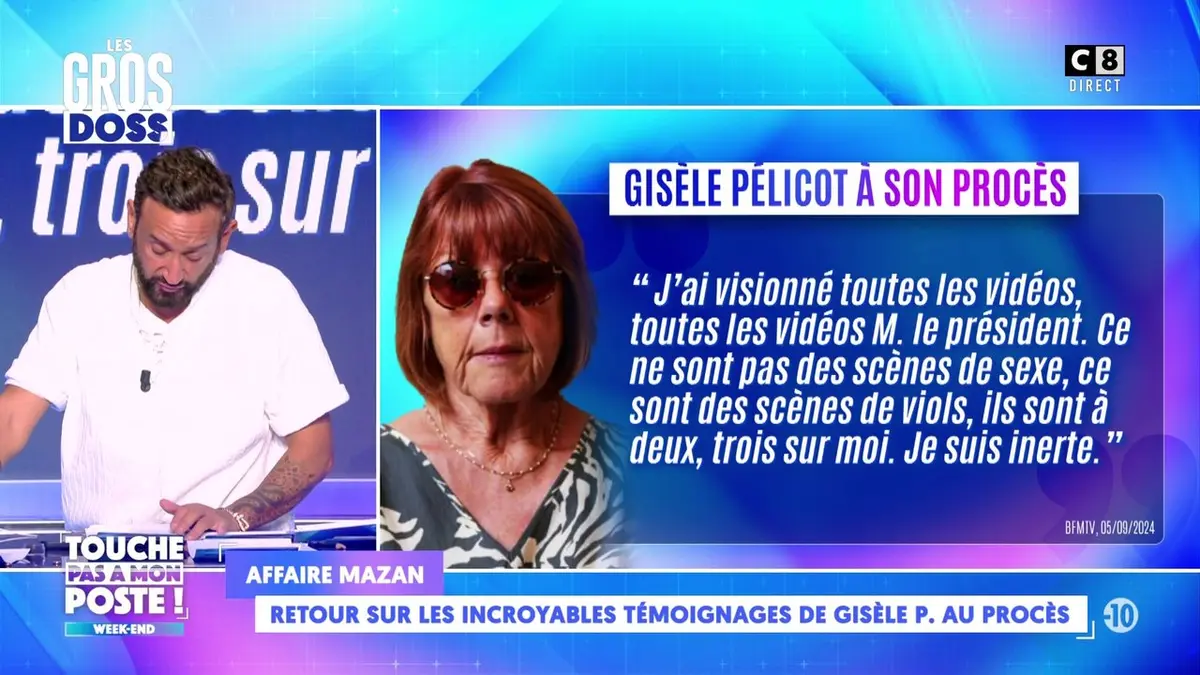 Replay Touche pas à mon poste ! du 09/09/2024 : Affaire du petit Émile, procès de Gisèle…