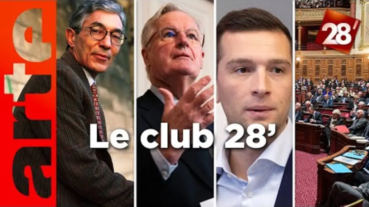28 minutes replay du 22/11/2024 : Barnier proche de la censure ...