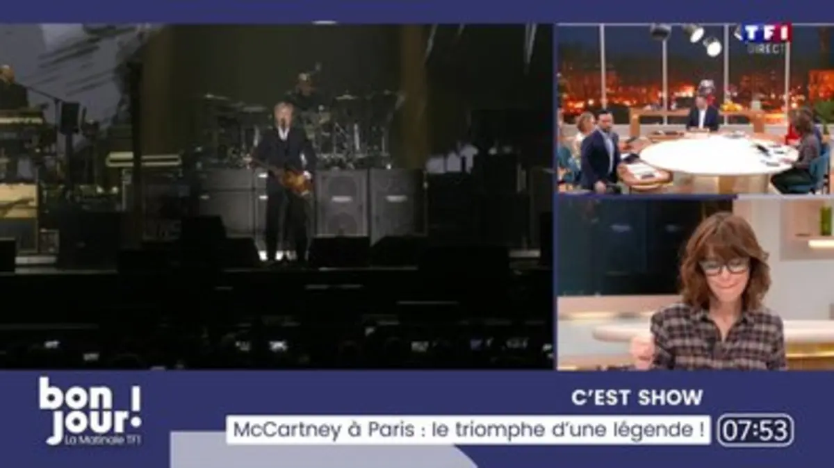 Bonjour ! La Matinale TF1 replay du 05/12/2024 : C'est show : McCartney ...