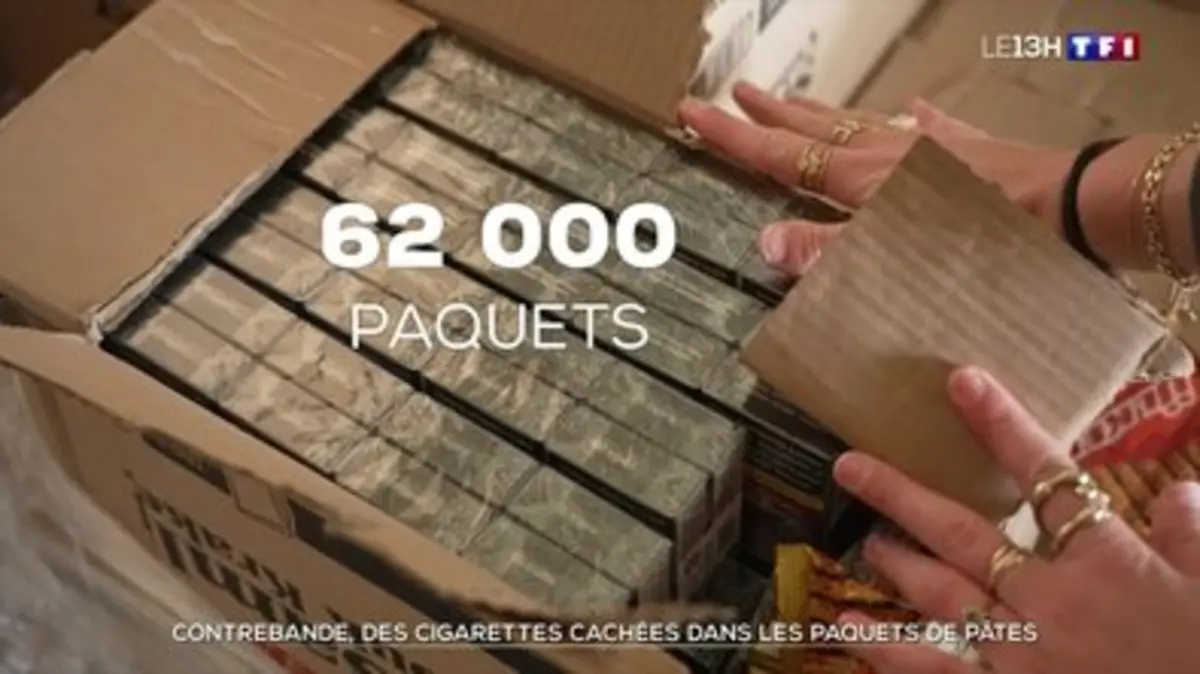 Journal de TF1 replay du 28/11/2024 : Contrebande : des cigarettes ...