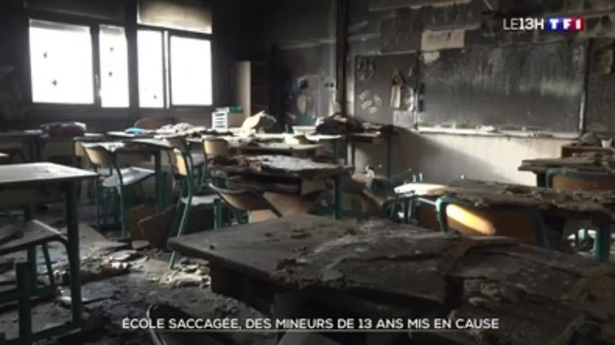 Journal de TF1 replay du 25/06/2024 : École saccagée : des mineurs de ...