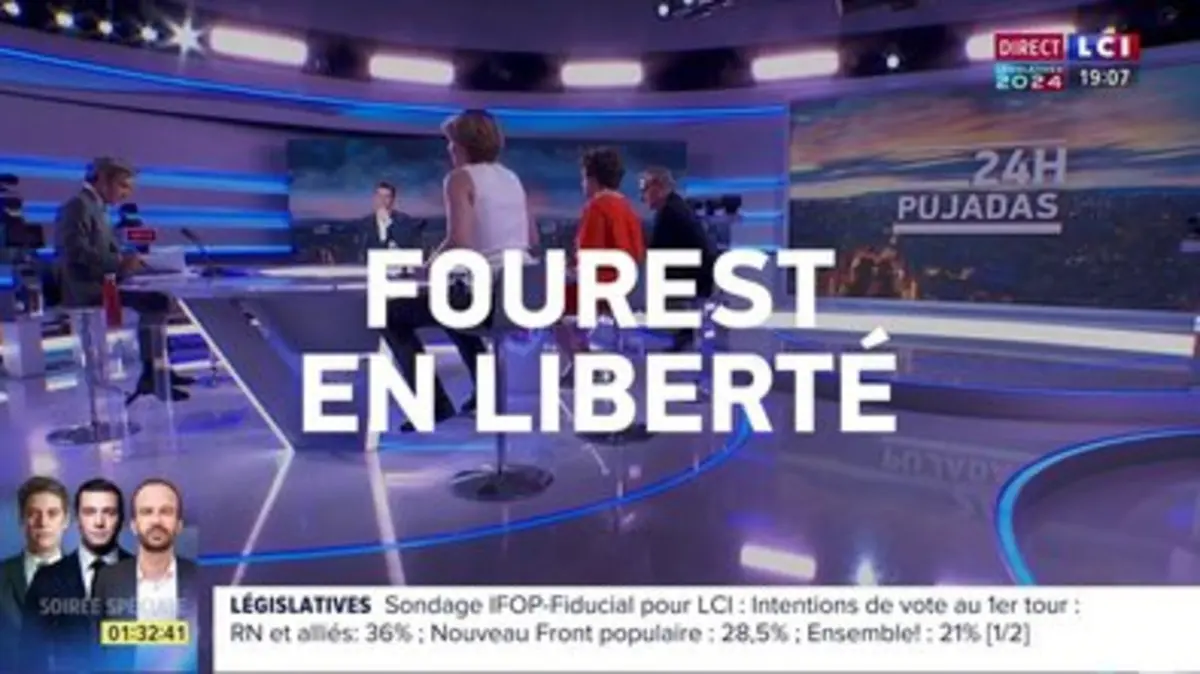 LCI replay du 25/06/2024 : Fourest en liberté. RN : double discours et ...
