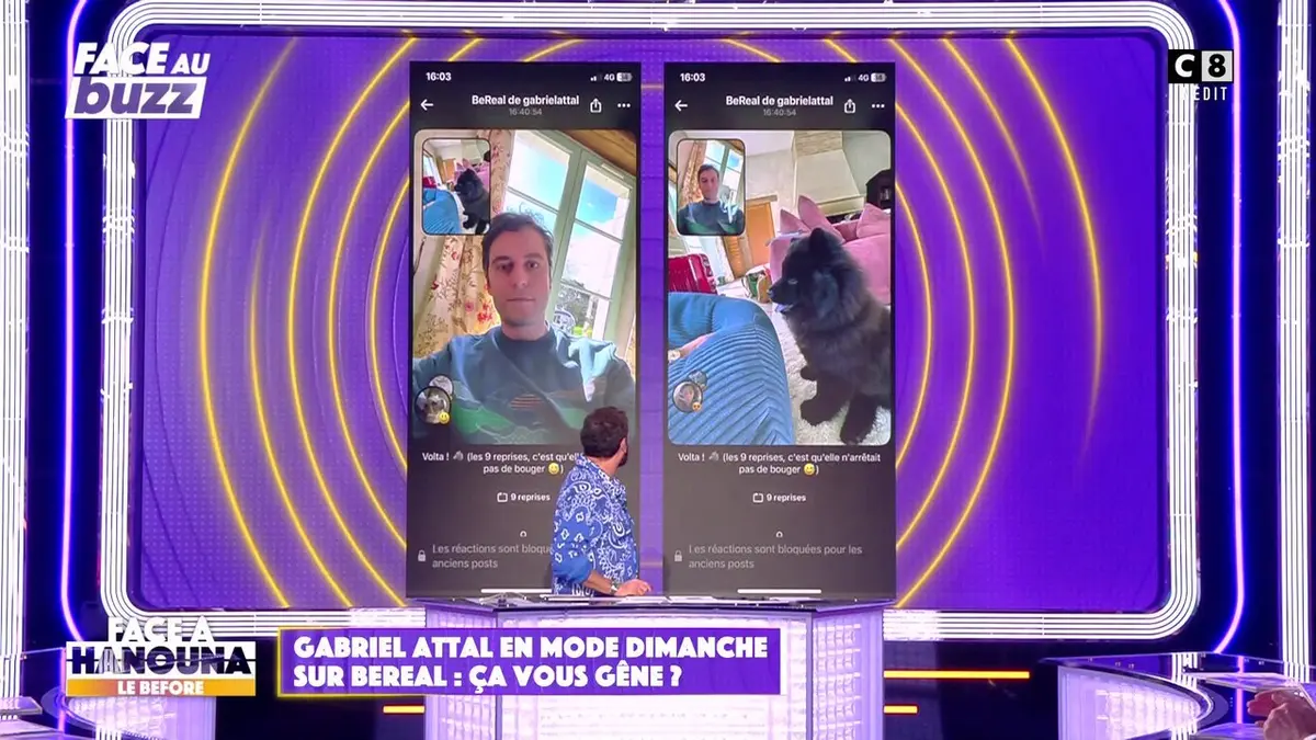Touche pas à mon poste ! replay du 08/04/2024 : Gabriel Attal en mode dimanche sur BeReal