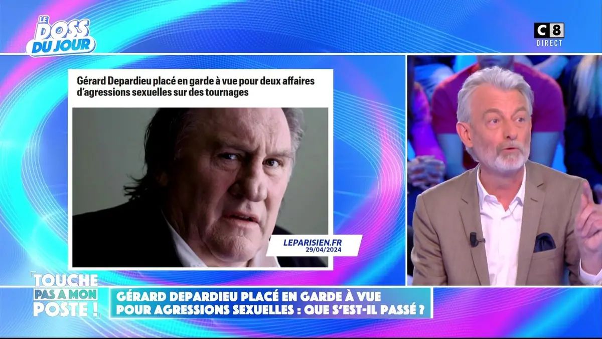 Touche pas à mon poste ! replay du 30/04/2024 : Gérard Depardieu placé en garde à vue pour…