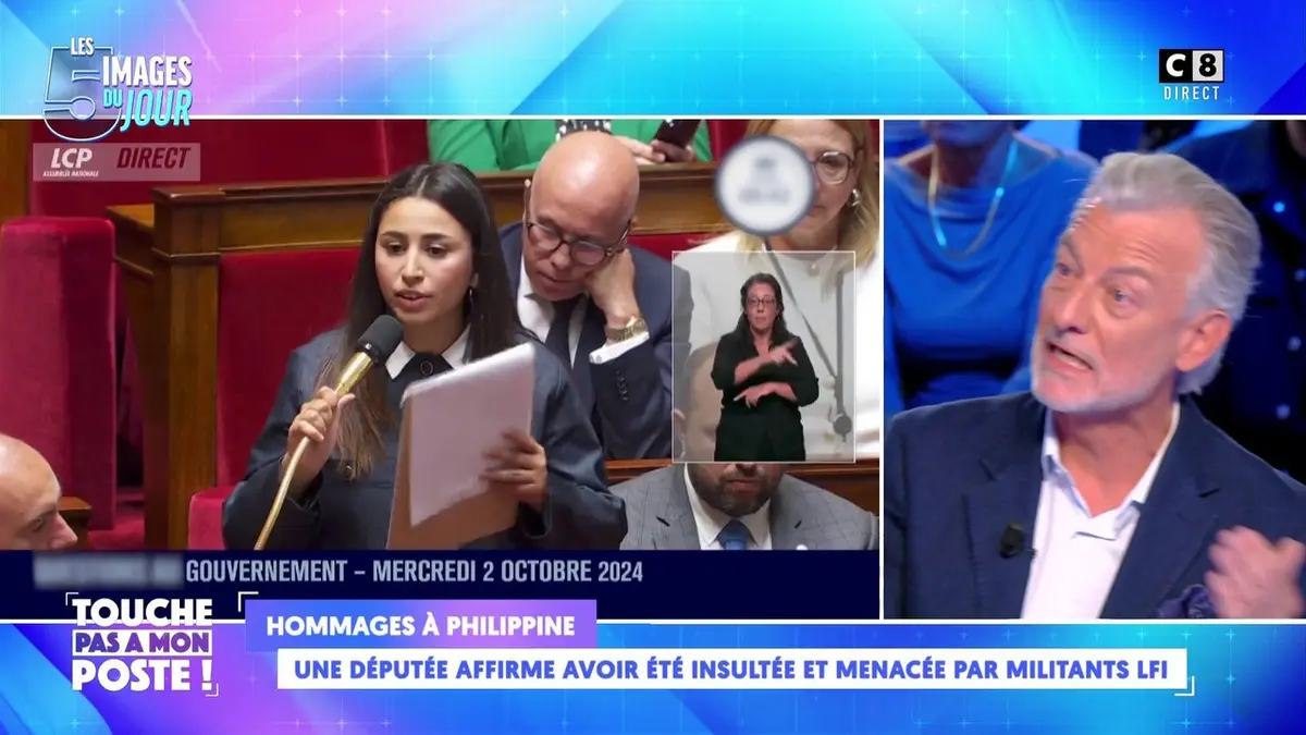 Touche pas à mon poste ! replay du 04/10/2024 : Hommages à Philippine : une députée affirme avoir…