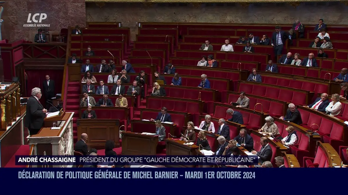 La Chaîne parlementaire replay du 05/10/2024 : La séance est ouverte ...