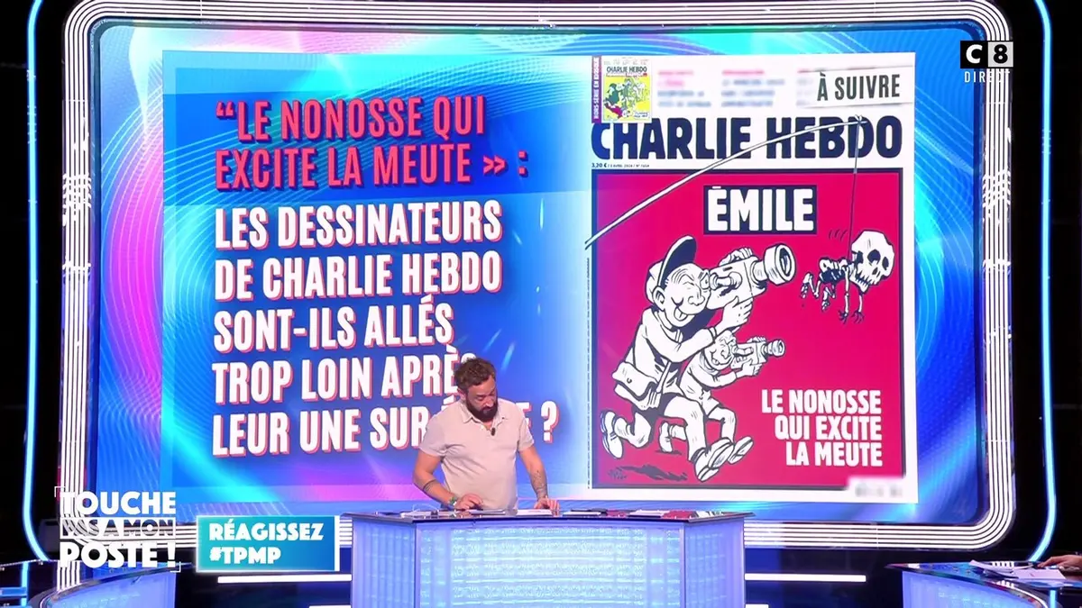 Touche pas à mon poste ! replay du 04/04/2024 : "Le nonosse qui excite la meute" : les dessinateurs…