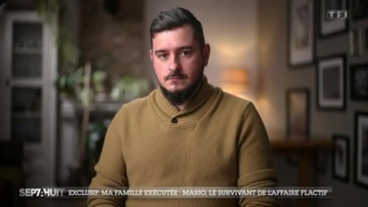 Sept à huit replay du 07/04/2024 : Le Portrait : Mario, le survivant de l'affaire Flactif