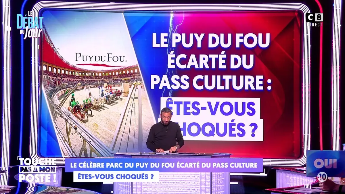 Touche pas à mon poste ! replay du 17/01/2025 : Le Puy du Fou écarté du pass culture