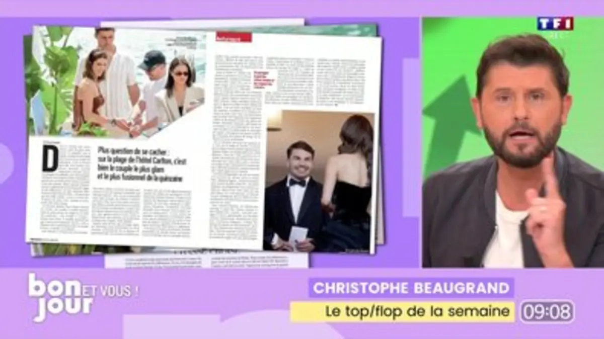 Bonjour ! La Matinale TF1 replay du 23/05/2025 : Le top/flop : Iris Mittenaere et Antoine Dupont au…