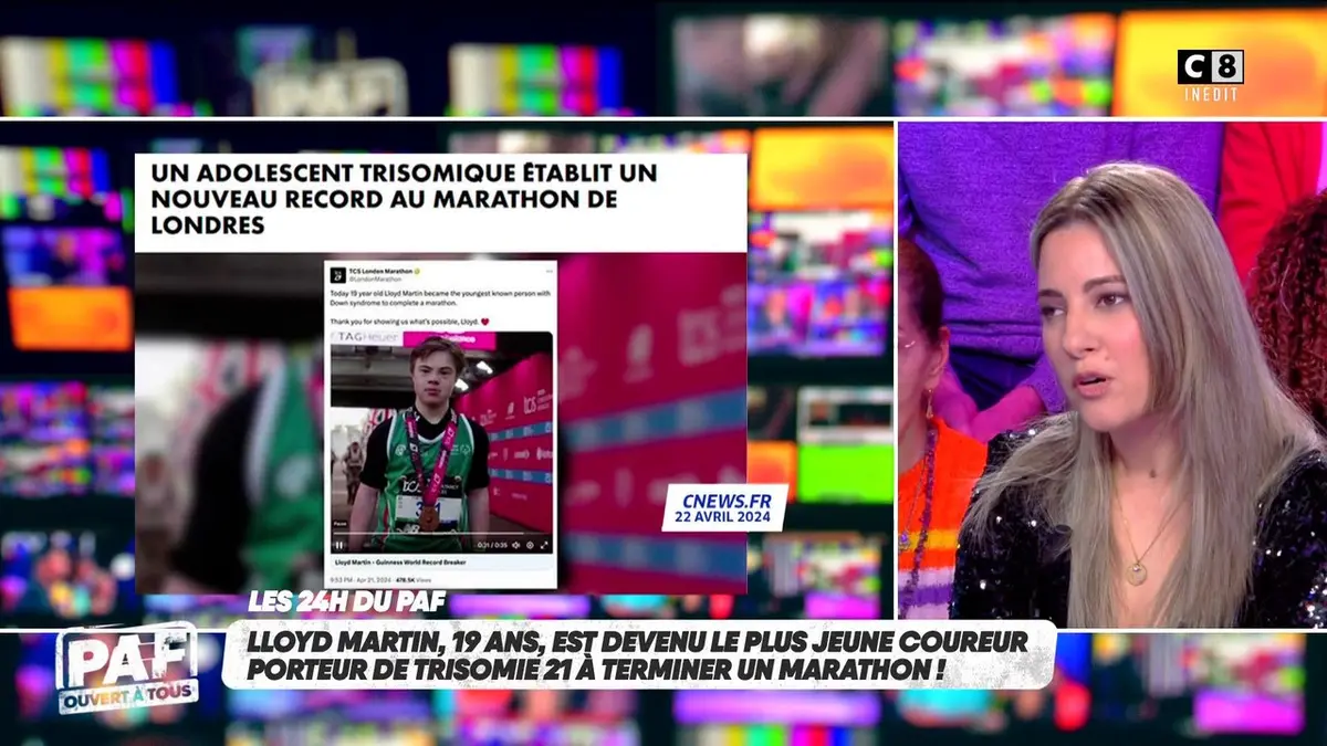 Touche pas à mon poste ! replay du 29/04/2024 : Lloyd Martin, 19 ans, est devenu le plus jeune…