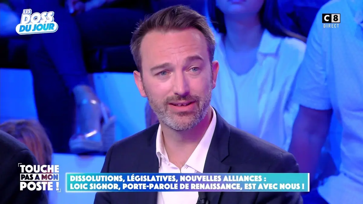 Touche pas à mon poste ! replay du 14/06/2024 : Loic Signor, porte-parole de Renaissance, réagit à…