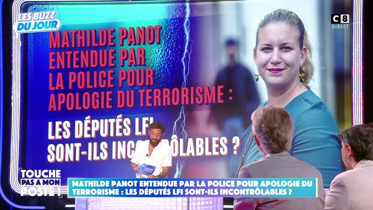 Touche pas à mon poste ! replay du 24/04/2024 : Mathilde Panot entendue par la police pour apologie…