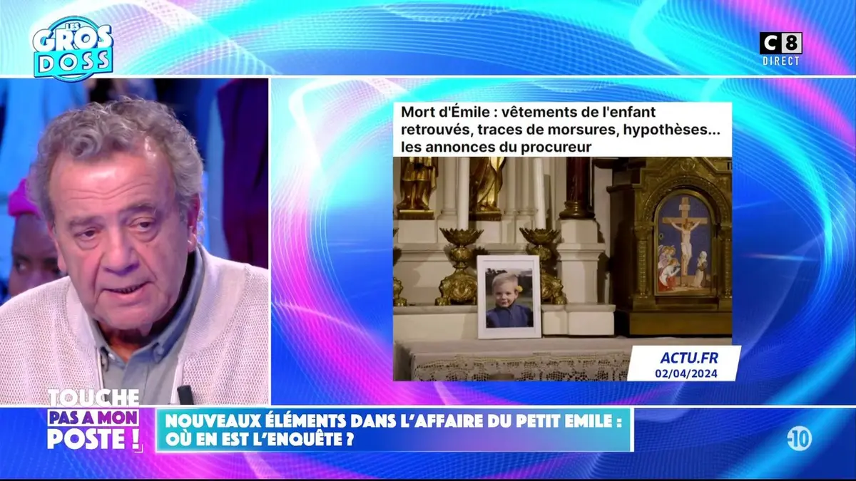 Touche pas à mon poste ! replay du 04/04/2024 : Nouveaux éléments dans l’affaire du petit Emile