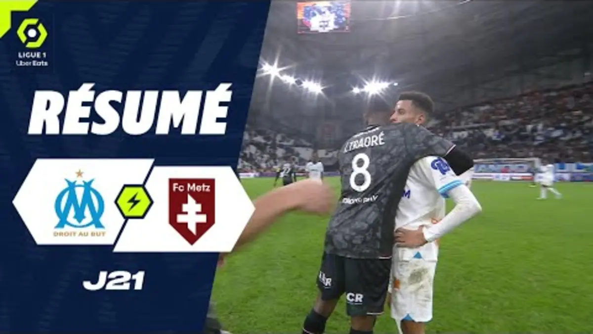 Canal+ replay du 11/02/2024 : OLYMPIQUE DE MARSEILLE - FC METZ (1 - 1 ...