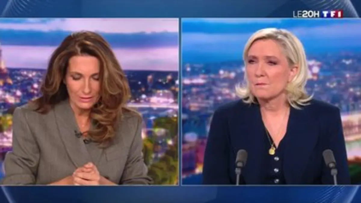 Journal de TF1 replay du 15/11/2024 : Procès des assistants parlementaires : Marine Le Pen, invitée…