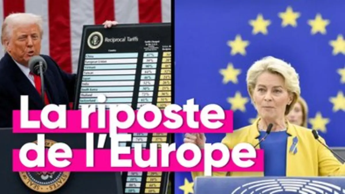 TF1 replay du 09/04/2025 : Quelle est la réponse de l'Europe aux droits de douane de D. Trump…