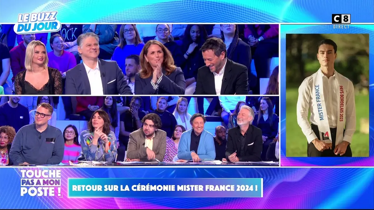 Touche pas à mon poste ! replay du 20/02/2024 : Qui est Mister France 2024