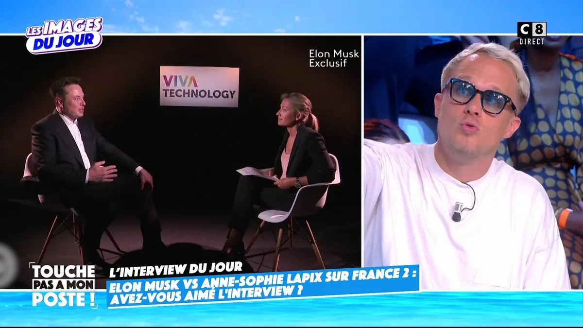 Touche pas à mon poste ! replay du 20/06/2023 : Retour sur l'interview exclusive d'Elon Musk