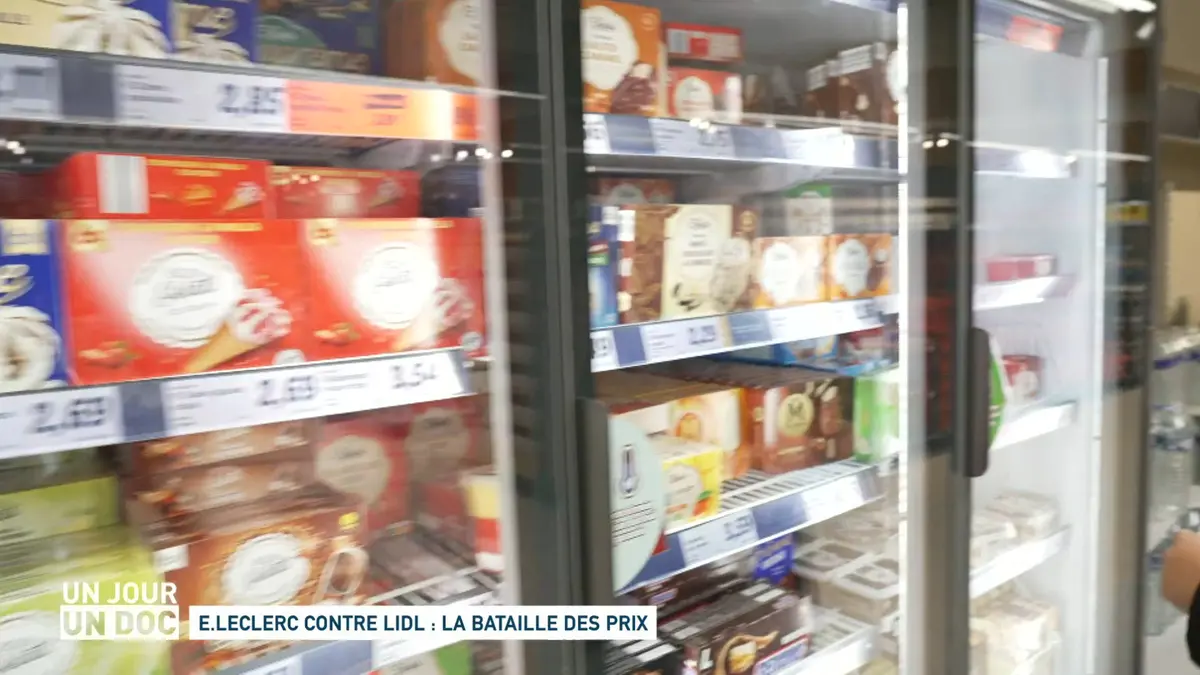 Un jour, un doc replay du 22/01/2024 : Un jour, un doc : Leclerc contre Lidl : la bataille des prix…