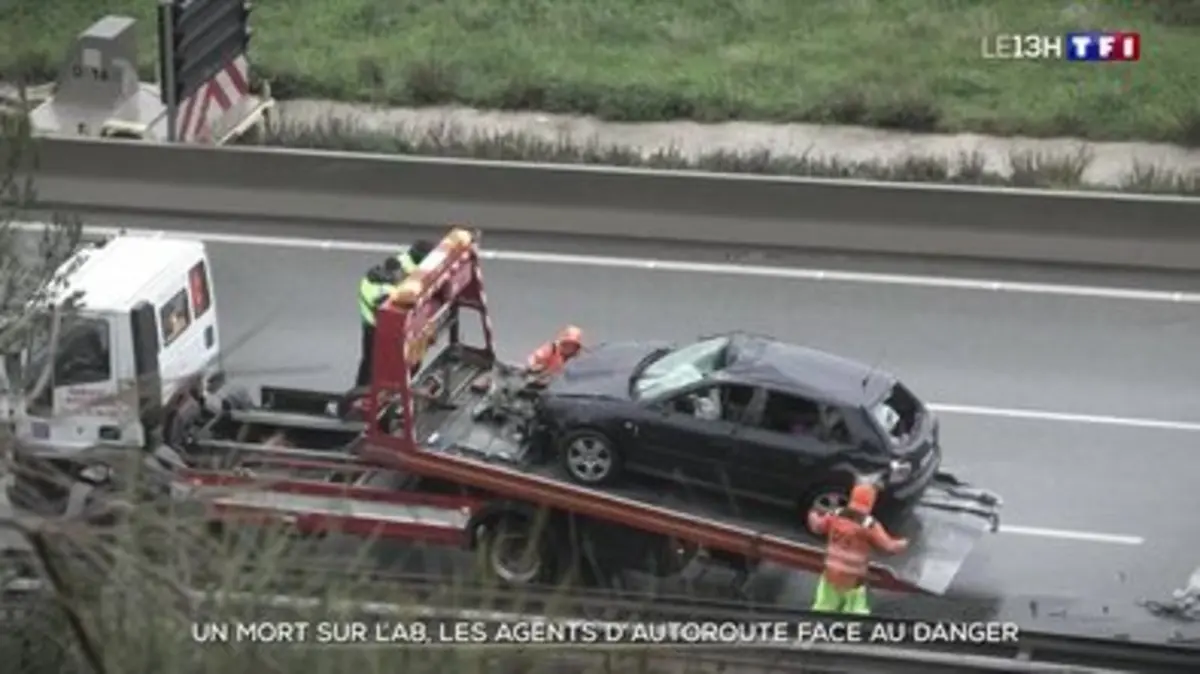 Journal de TF1 replay du 04/03/2024 : Un mort sur l'A8 : les agents d'autoroute face au danger