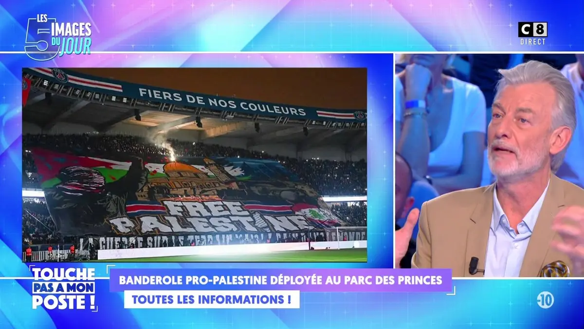 Touche pas à mon poste ! replay du 08/11/2024 : Une banderole pro ...