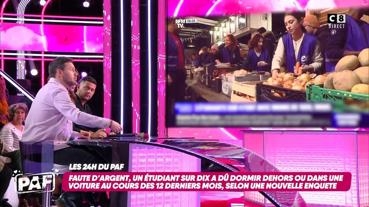 Replay Touche pas à mon poste ! du 15/02/2024 : 1 étudiant sur 10 a dû dormir dehors ou dans une ...