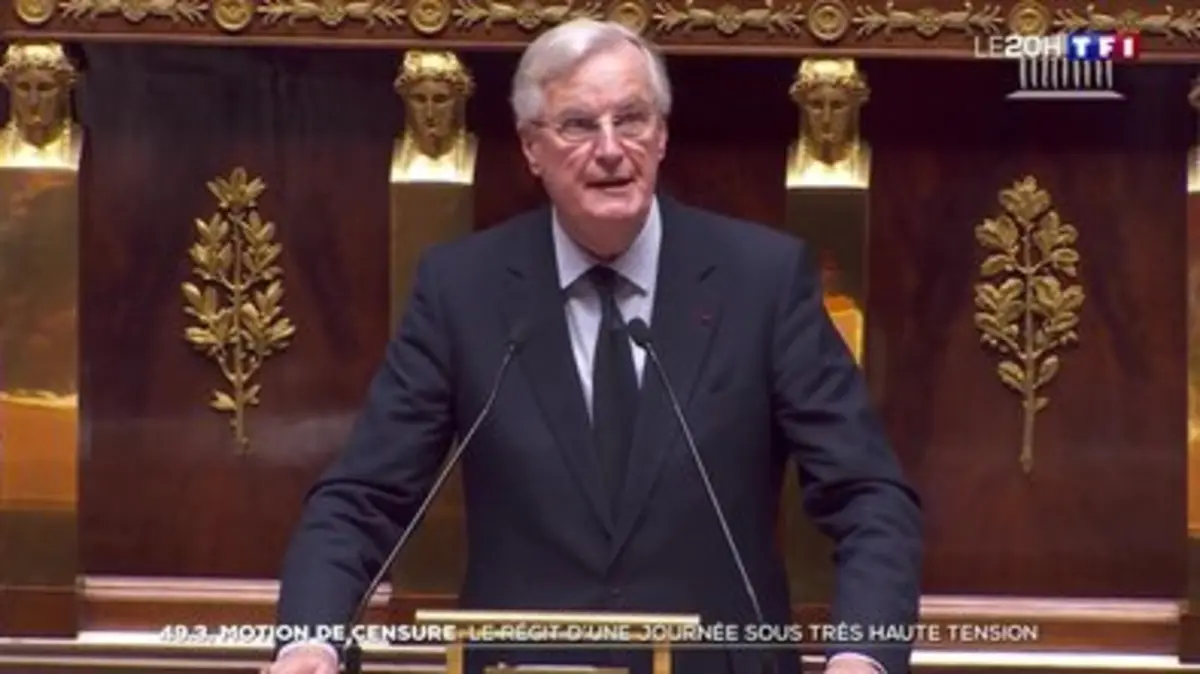 Replay Journal de TF1 du 02/12/2024 : 49.3, motion de censure : le récit d'une journée sous très ...