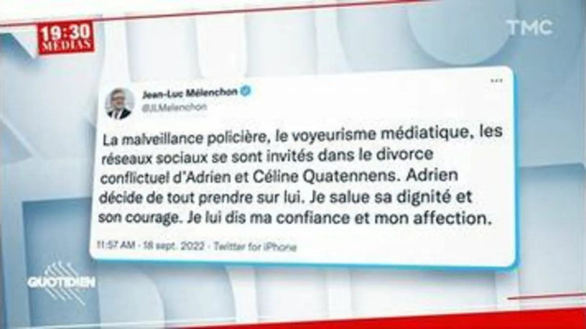Replay Quotidien du 19/09/2022 : Affaire Adrien Quatennens : embarras à la France insoumise ...