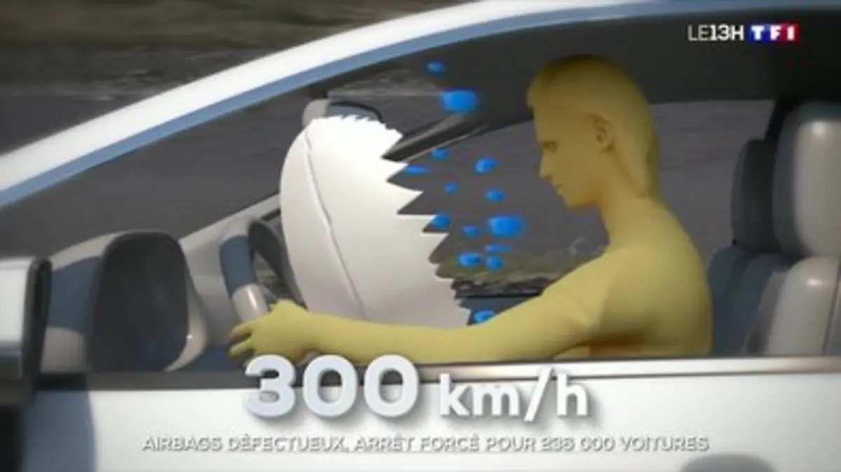 Replay Journal de TF1 du 18/02/2025 : Airbags défectueux : arrêt forcé pour 236 000 voitures