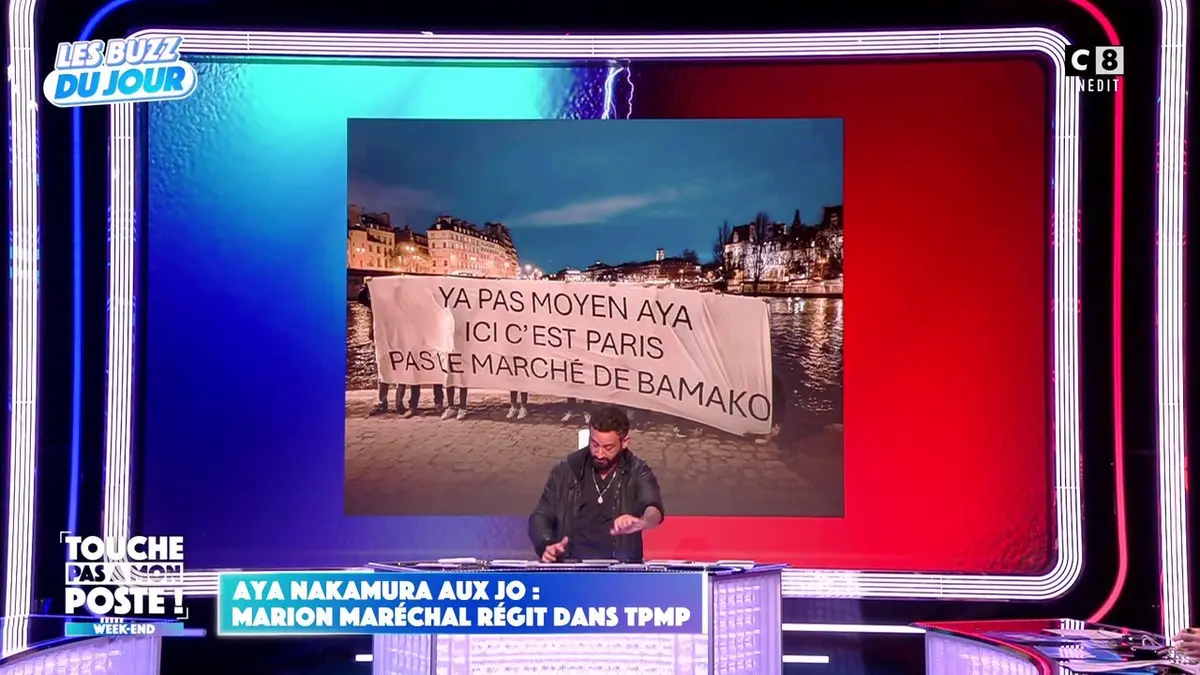 Replay Touche pas à mon poste ! du 18/03/2024 : Aya Nakamura aux JO : Marion Maréchal réagit ...