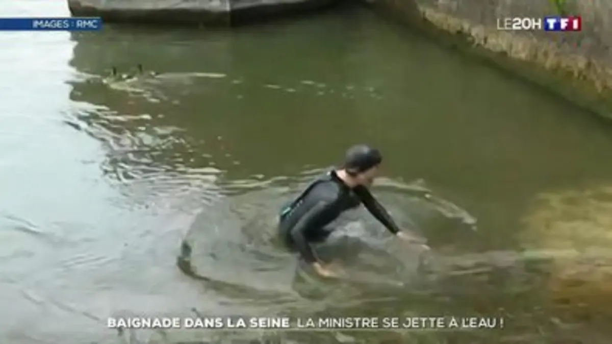 Replay Journal de TF1 du 13/07/2024 : Baignade dans la Seine : la ministre se jette à l'eau