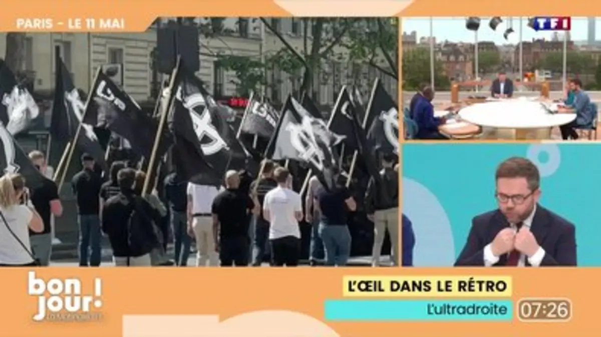Replay Bonjour ! La Matinale TF1 du 13/05/2024 : Bonjour ! La Matinale TF1 - L'ultradroite, ce ...
