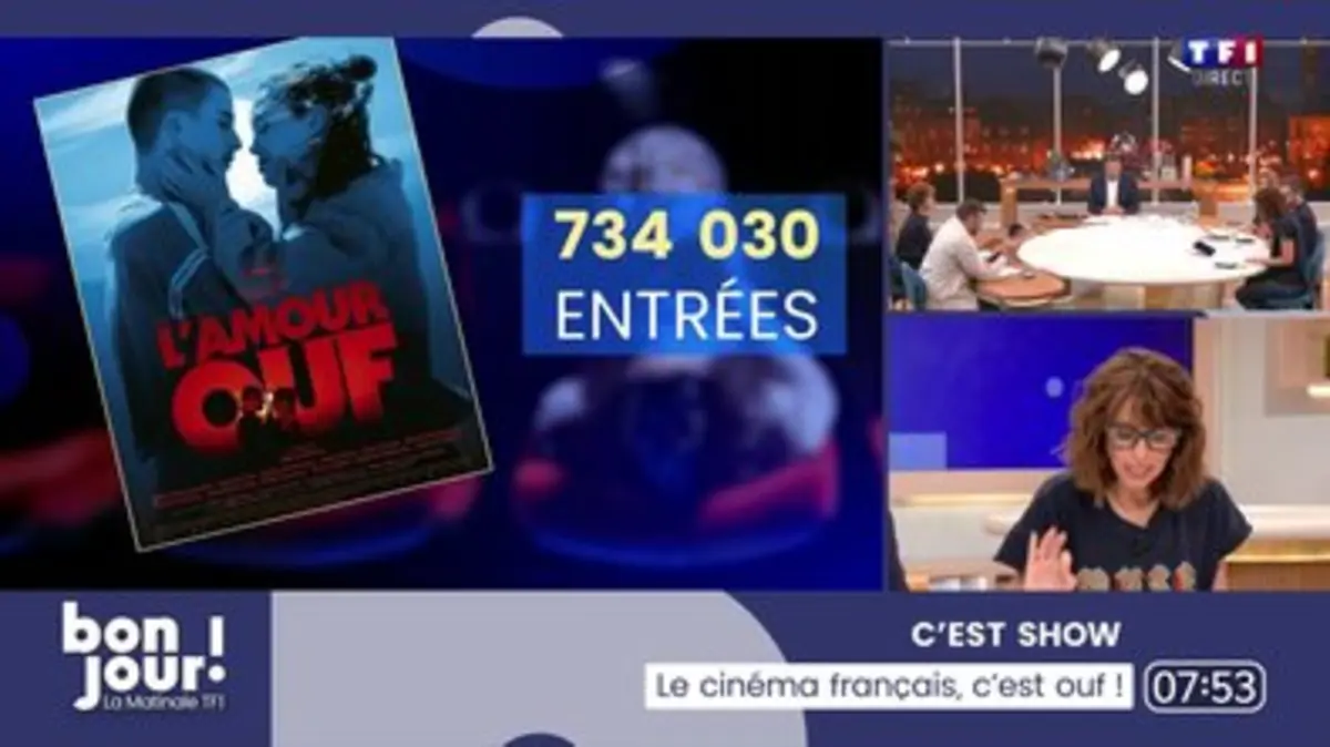 Replay Bonjour ! La Matinale TF1 du 23/10/2024 : C'est show : Le cinéma ...