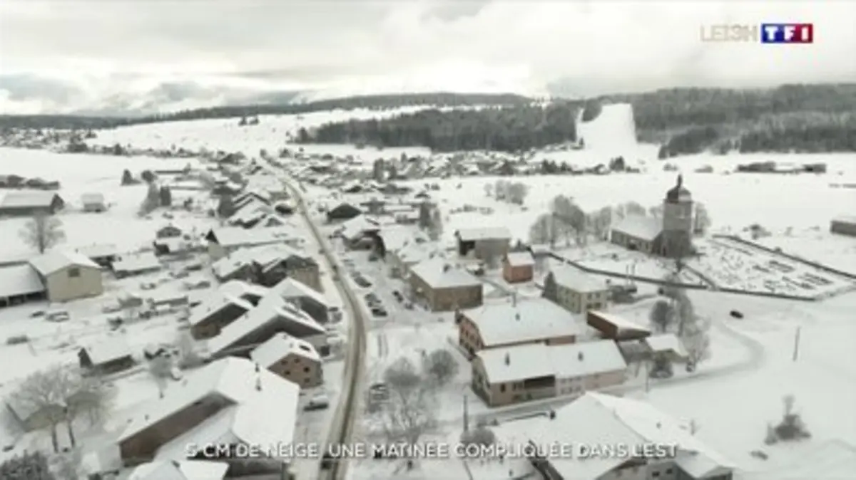 Replay Journal de TF1 du 20/12/2024 : Cinq centimètres de neige : une matinée compliquée dans l'Est