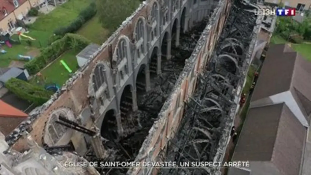 Replay Journal de TF1 du 03/09/2024 : Eglise de Saint-Omer dévastée : un suspect arrêté