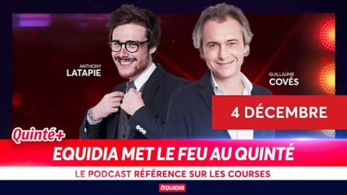 Replay Top courses du 03/12/2024 : EQUIDIA MET LE FEU AU QUINTÉ DU 4 ...