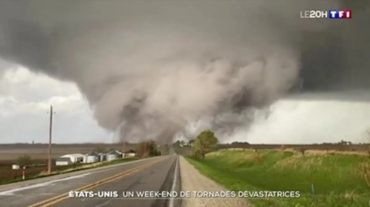 Replay Journal de TF1 du 28/04/2024 : États-Unis : un week-end de tornades dévastatrices